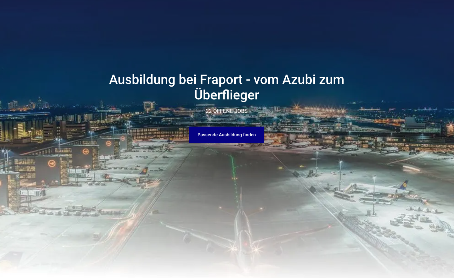 Entdecke jetzt deine Karrieremöglichkeiten bei Fraport