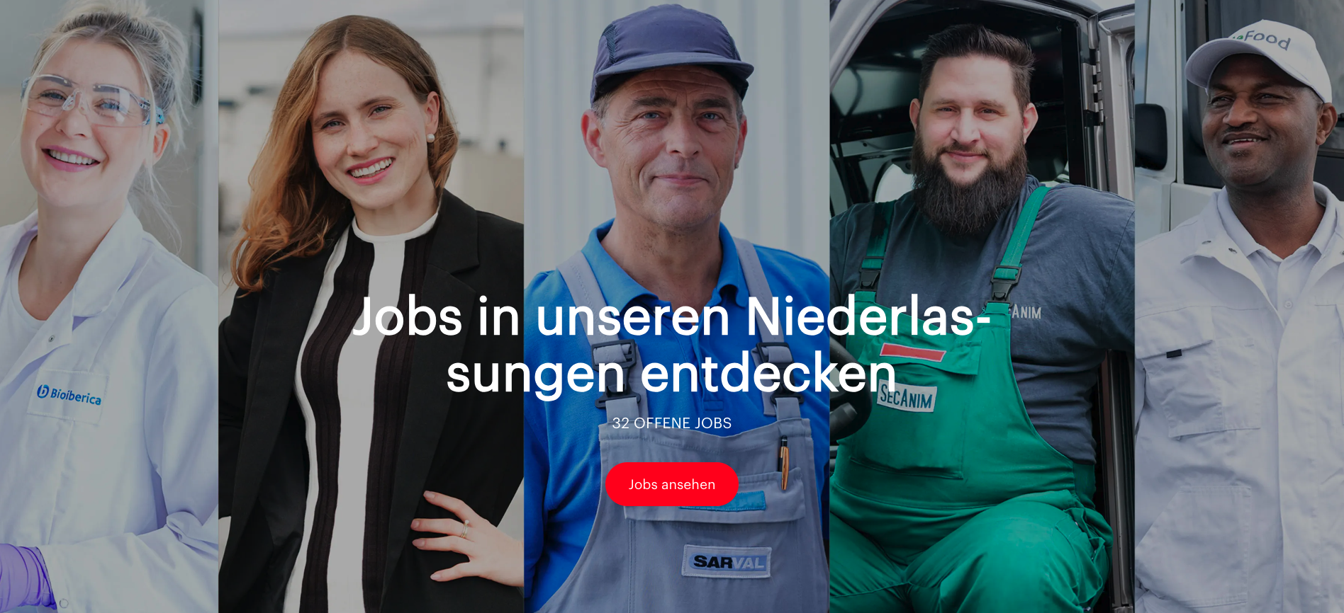 Entdecken Sie Karrierechancen bei SARIA Niederlassungen